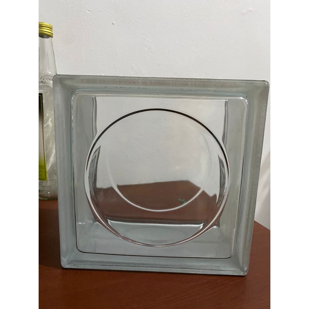 Jual Glassblock Clear Wave Circle Ripple Net Tangerine Crystalize satin ...