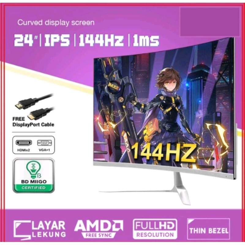 Jual Monitor-24 Inci-Panel-IPS-(144HZ)-Kecepatan-Refresh-Tinggi ...
