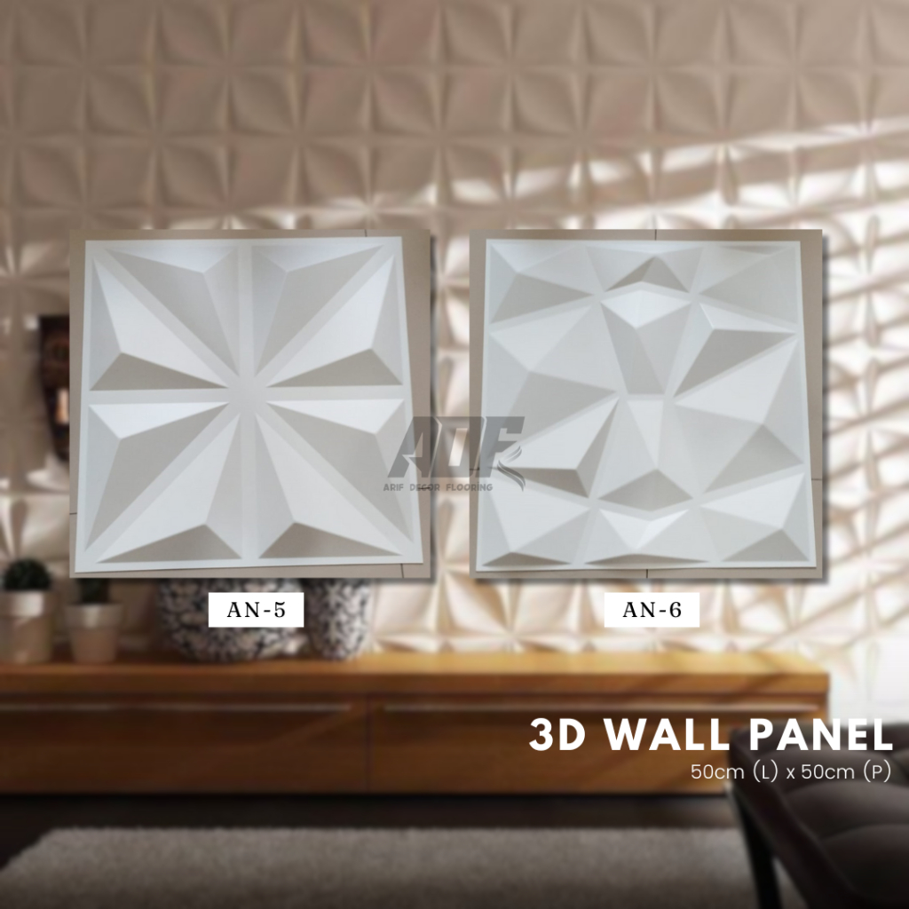 Jual New 3D wall panel pvc dekorasi dinding 50cm x 50cm | Shopee Indonesia
