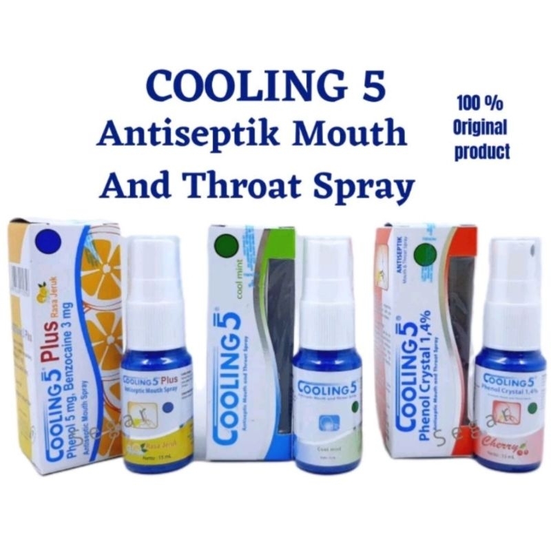 Jual Cooling 5 Spray Antiseptic Mulut | Cooling 5 Plus - Meredakan ...