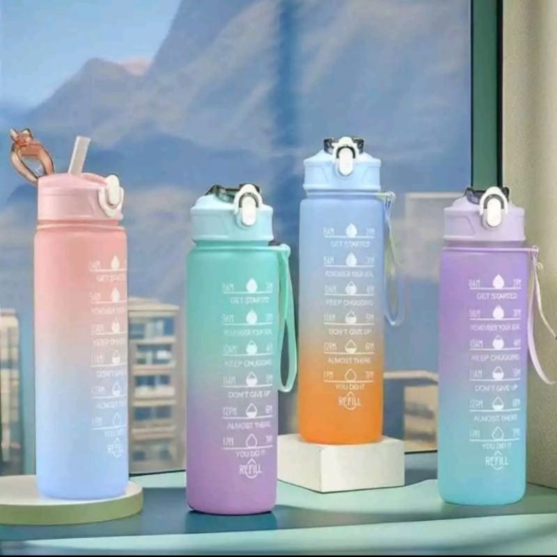 Jual Botol Viral Botol Olahraga Botol Air Warna Gradien Kapasitas Besar ...