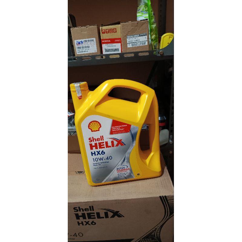 Jual Oli Shell Helix HX6 10W-40 Untuk Mesin Bensin dan Diesel Original ...