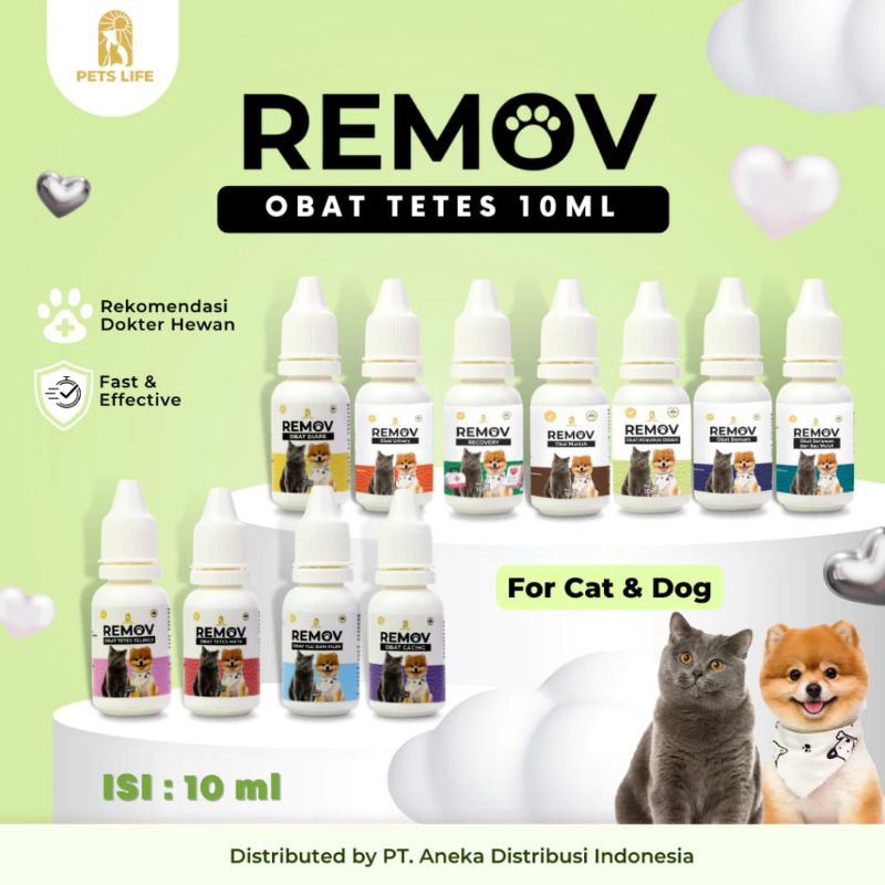 Jual Remov Obat Tetes Kucing dan Anjing Ampuh Mengobati Segala Macam ...