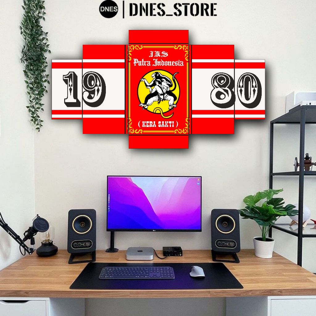 Jual Wall Decor IKSPI Kera Sakti 1 Set Hiasan Dinding Poster Kayu Pajangan Dinding Aestentic ...