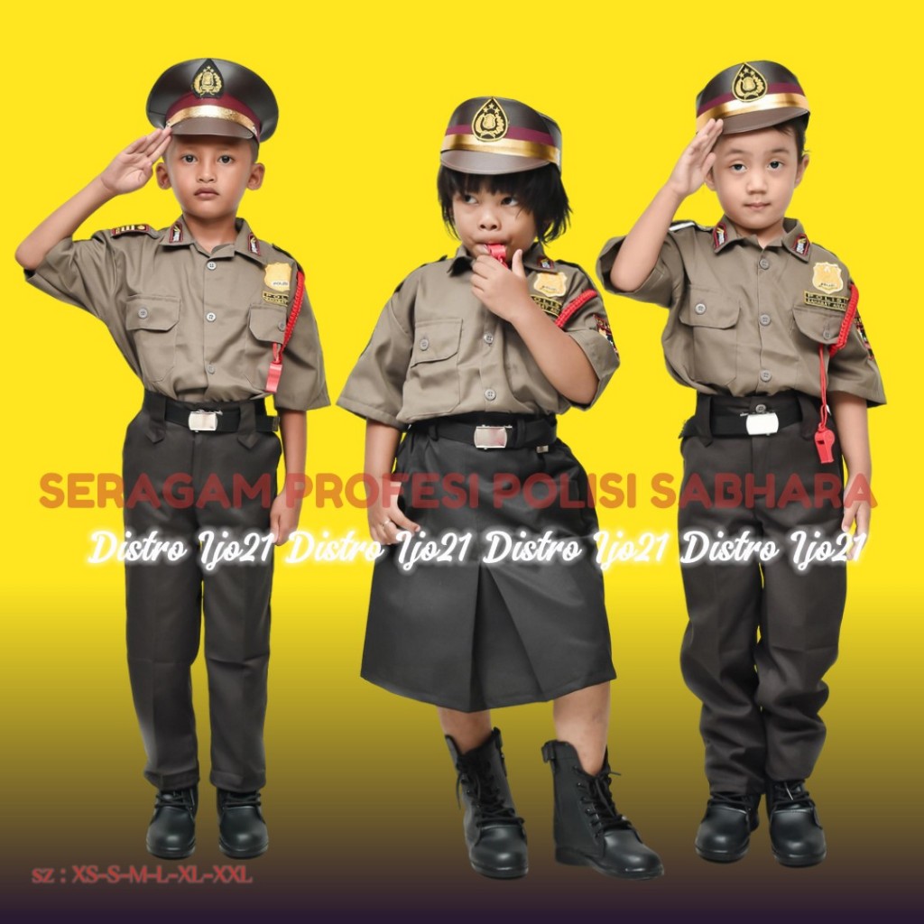 Jual COD !! GROSIR SERAGAM PROFESI ANAK POLISI SABHARA TNI LORENG CARNAVAL PDL ANAK LORENG PET ...