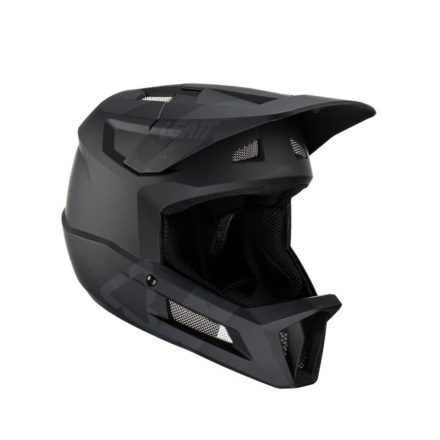 Jual Helm Leatt MTB Gravity 2.0 Stealth Black Helm Sepeda Full Face DH ...