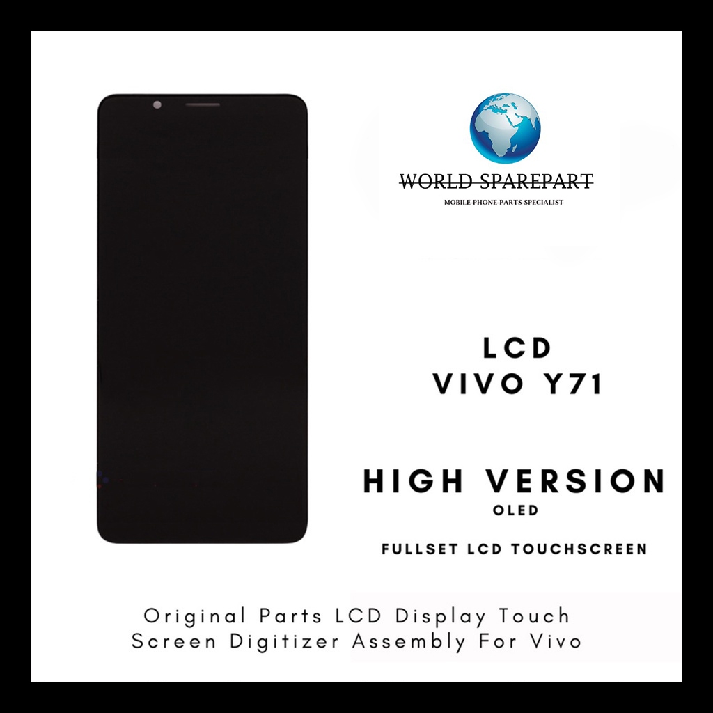 Jual LCD Vivo Y71 OLED Original 100% Fullset Touchscreen Garansi 1 ...
