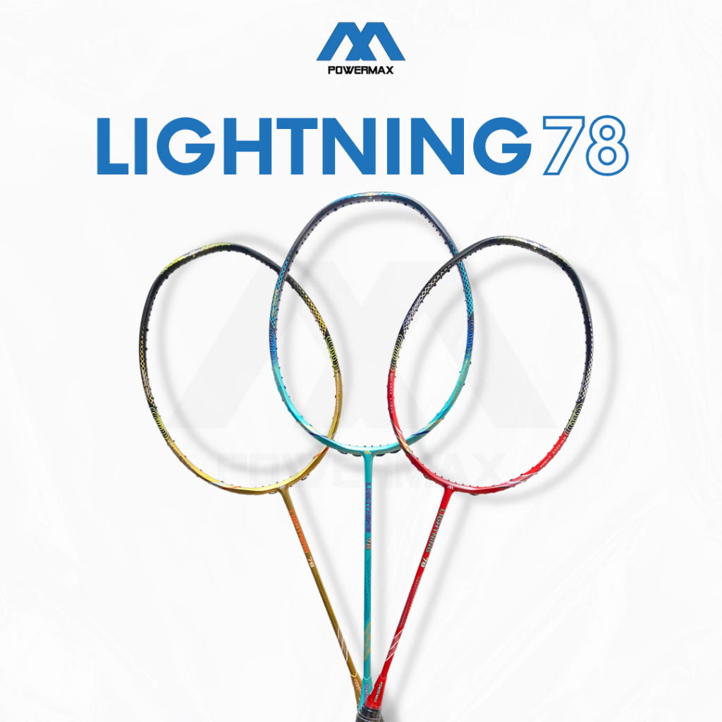 Jual Powermax Raket Badminton Lightning 78 Original | Shopee Indonesia