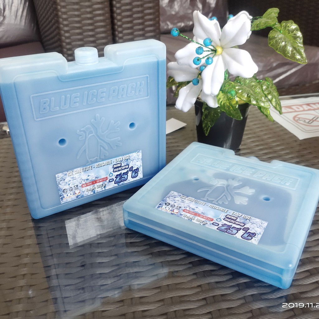 Jual IceGelKu - Ice Pack Kotak 15x15x2,7cm Blue Ice Pack Pengganti Dry ...