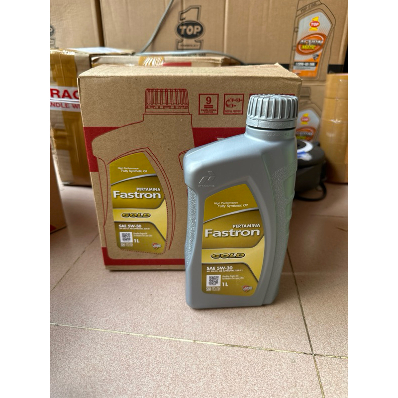Jual Satu Dus Fastron Gold SAE 5W-30 1 liter (6 botol) | Shopee Indonesia
