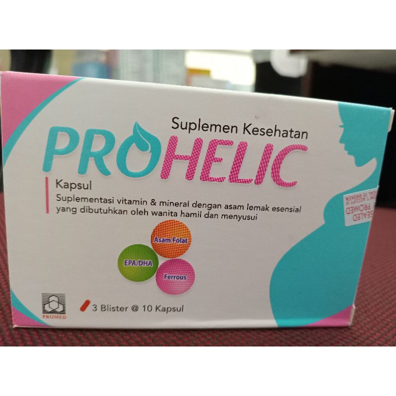 Jual Prohelic/strip isi 10kap suplemen vitamin dan mineral Untuk ...