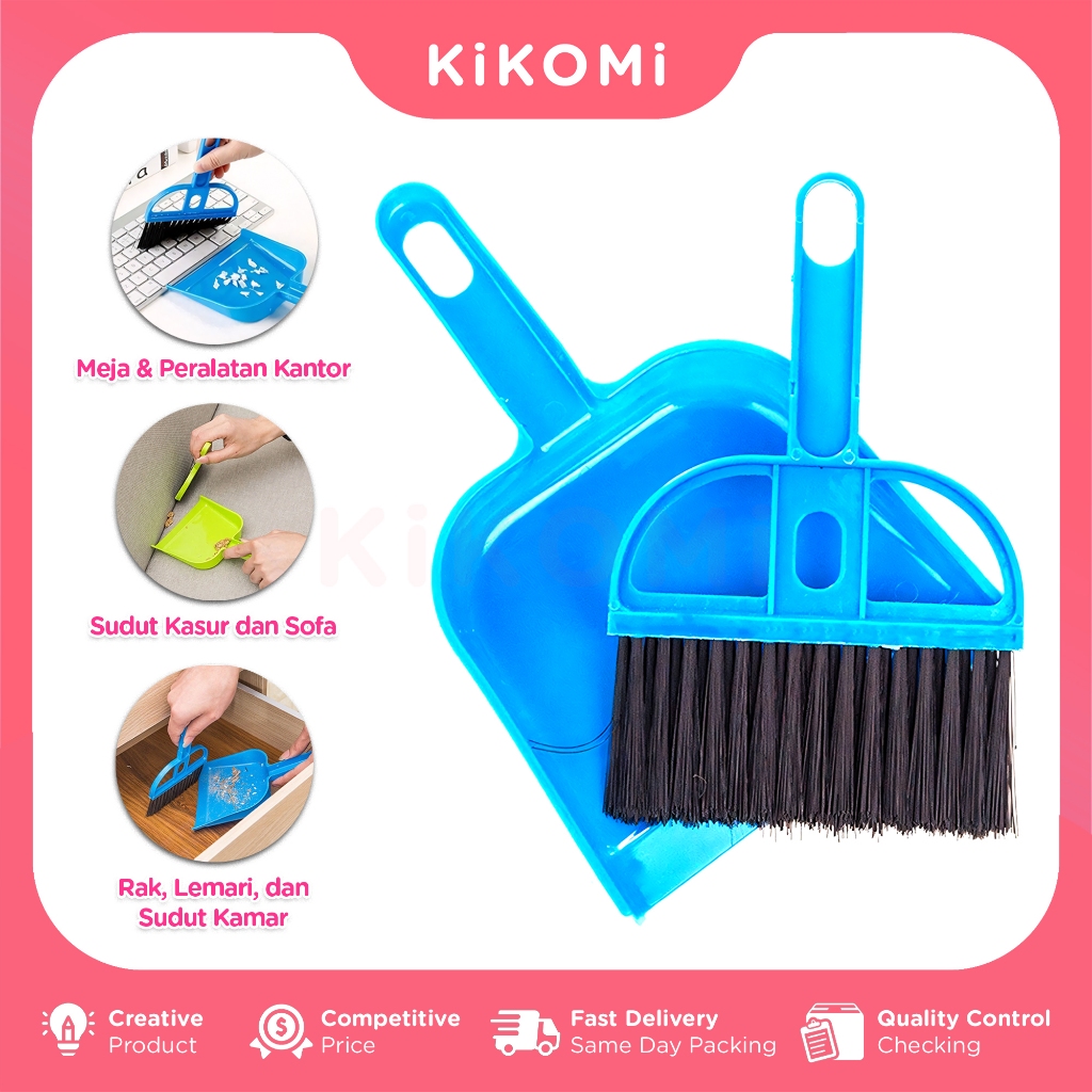 Jual SAPU MINI Warna Warni Rumah Tangga - Mini Dustpan Set - KK ...