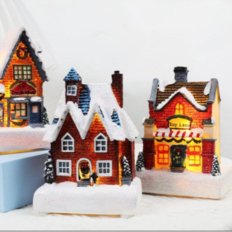 Jual MINIATUR RUMAH KASTIL LED | Shopee Indonesia