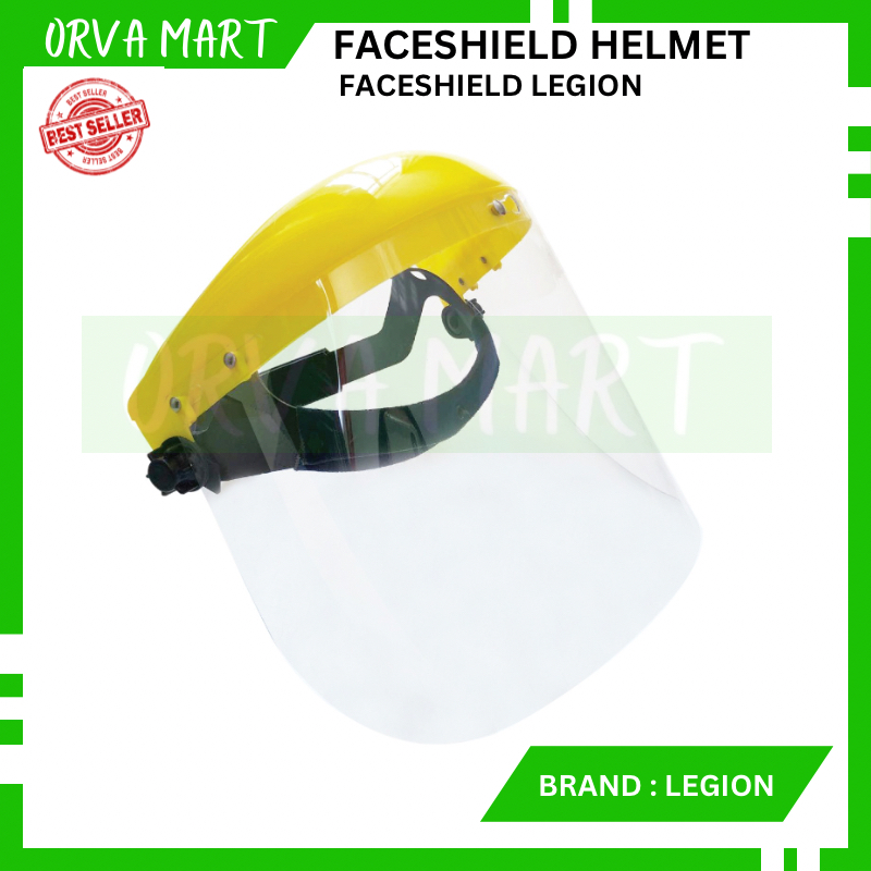 Jual Face Shield Acrylic Helmet APD Pelindung Wajah Bening Legion ...
