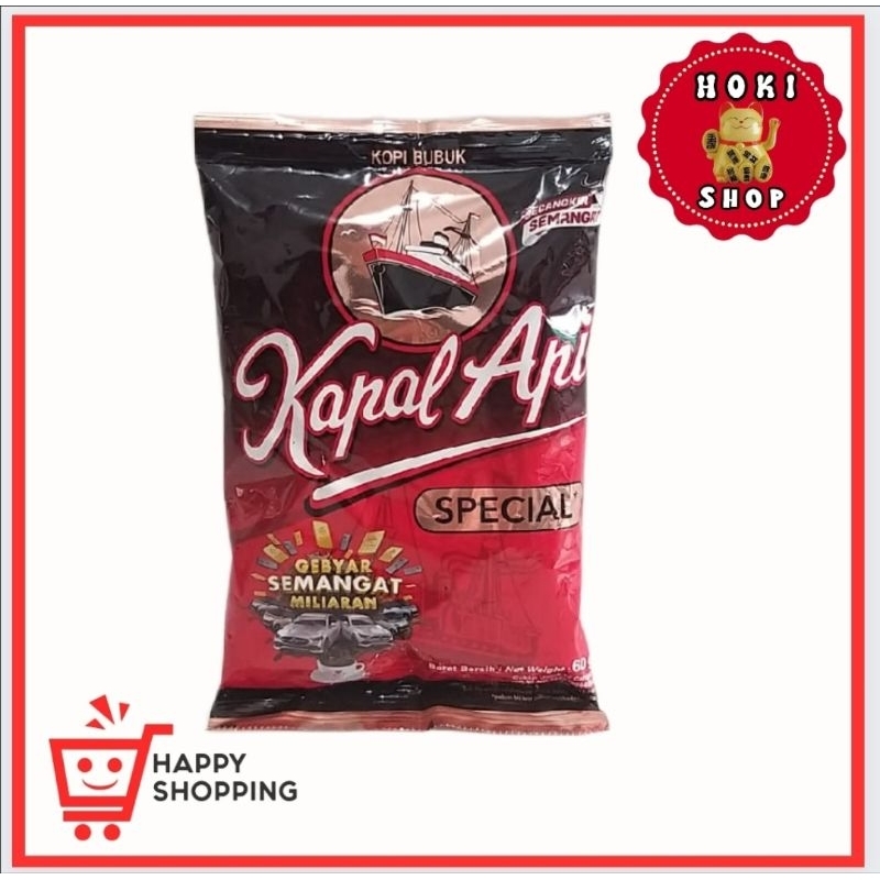 Jual Kopi Kapal Api 60gr / Kopi Bubuk Special | Shopee Indonesia