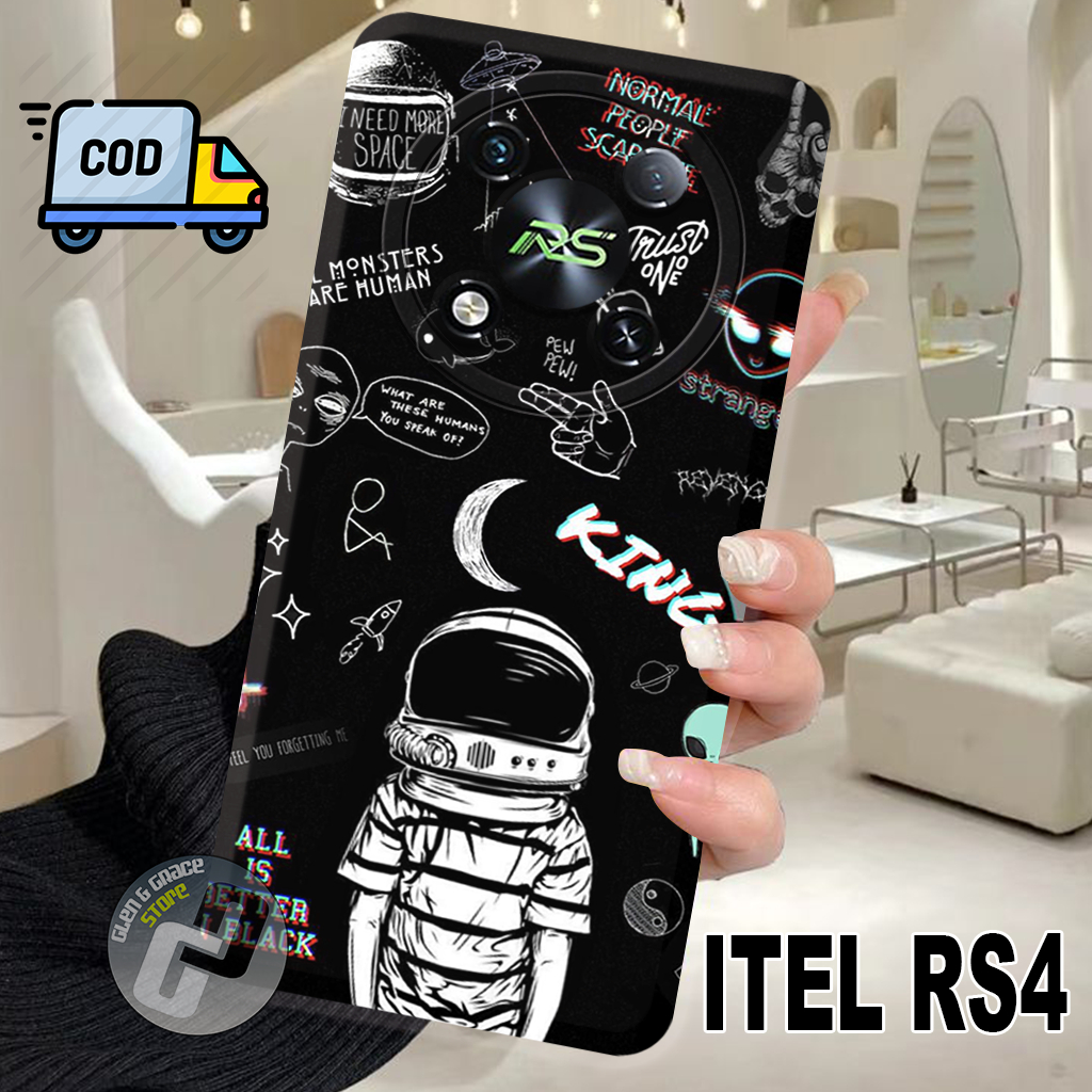 Jual G4 - Case Itel RS4 2024 Terbaru - softcase pro camera - motif ...