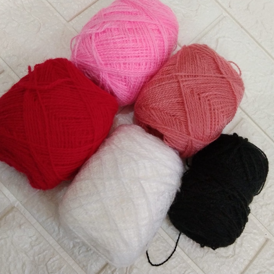 Jual BENANG WOOL / BENANG SIET / BENANG POM POM / BENANG WOOL 25 GRAM ...