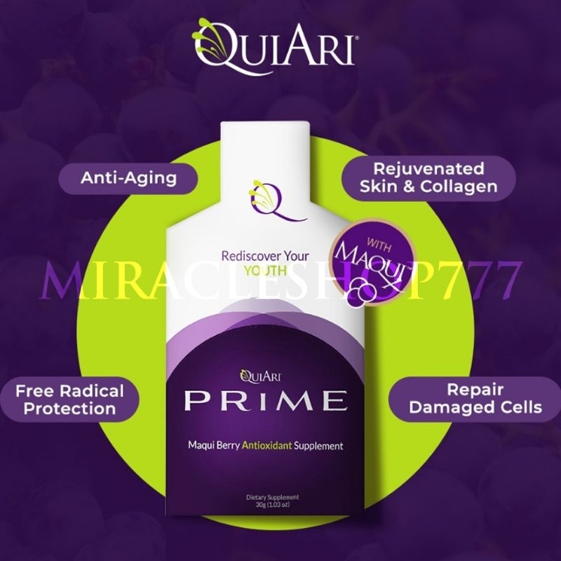Jual QuiAri Prime Gel 30 sachet High Antioxidant Gel Maqui Berry MaquiX ...