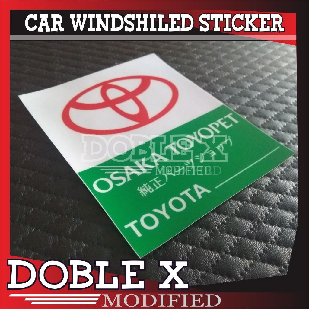 Jual STICKER OSAKA TOYOPET | Shopee Indonesia
