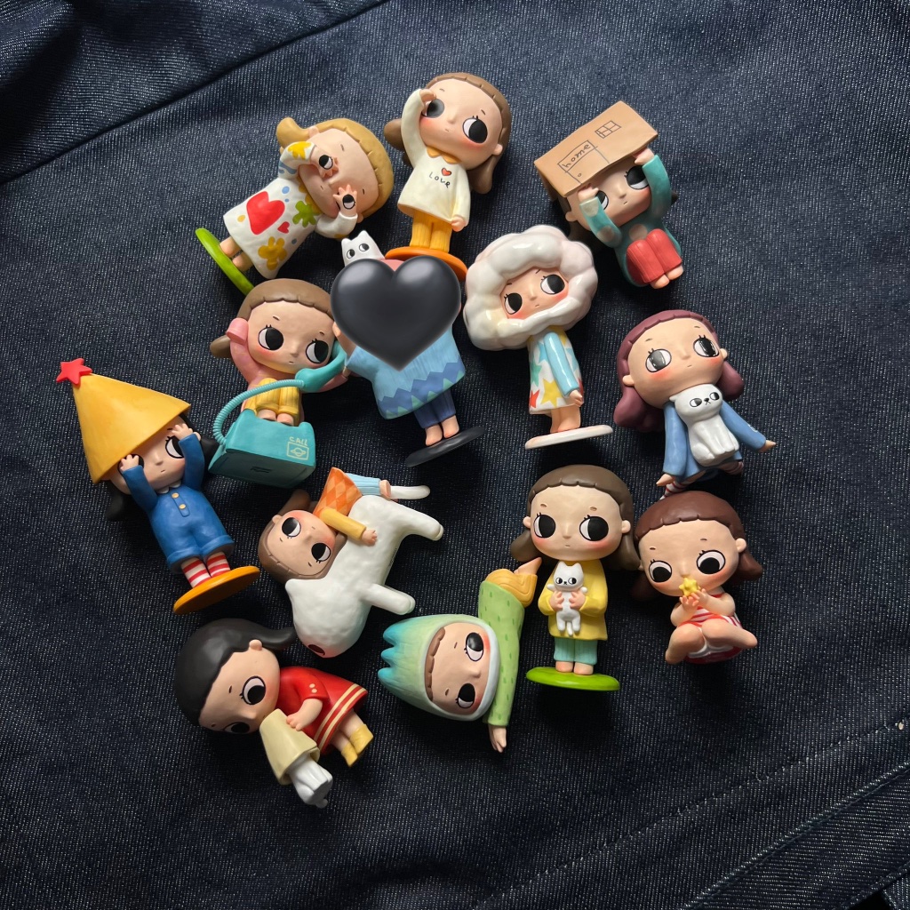 Jual nyota popmart fluffy life series figures full set (including ...