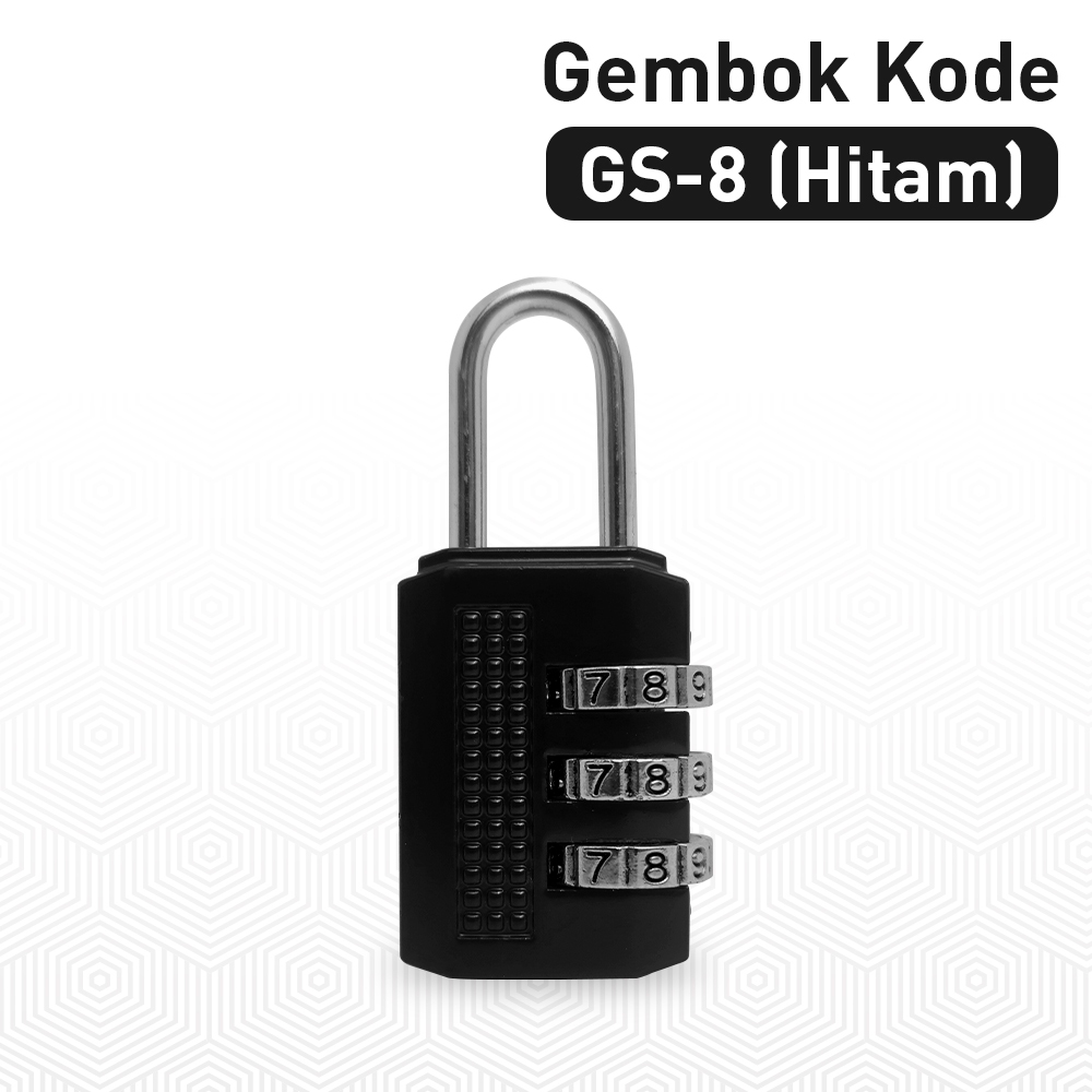 Jual Gembok Kode 3 Digit Gembok Pin Gembok Tas Koper GS-8 | Shopee ...