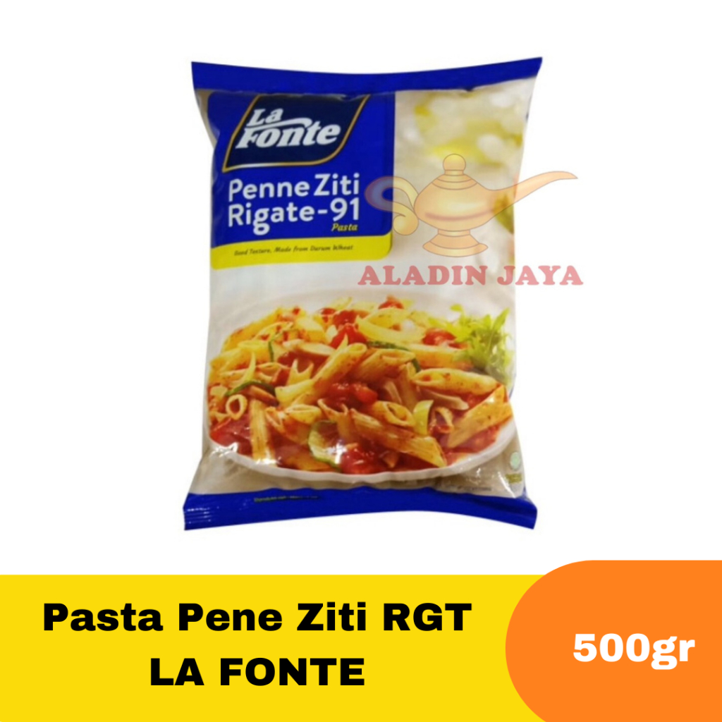 Jual Pasta Pene Ziti RGT LA FONTE ukuran 500gr | Shopee Indonesia