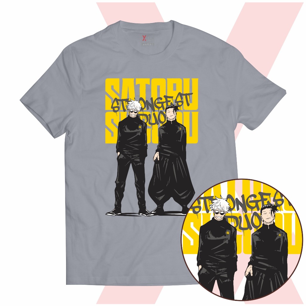 Jual XGAN Baju Jujutsu Kaisen Gojo Satoru Geto Suguru Kaos Anime katun ...