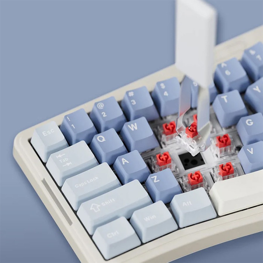 Jual Ajazz AKS068 Alice Layout 68 Keys Mechanical Keyboard Wired RGB ...