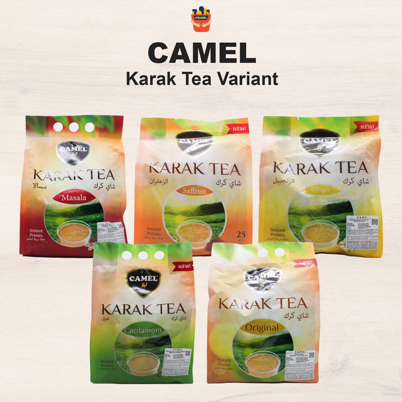 Jual Camel Karak Tea 500 gram Variant Rasa Cardamom, Saffron, Masala ...