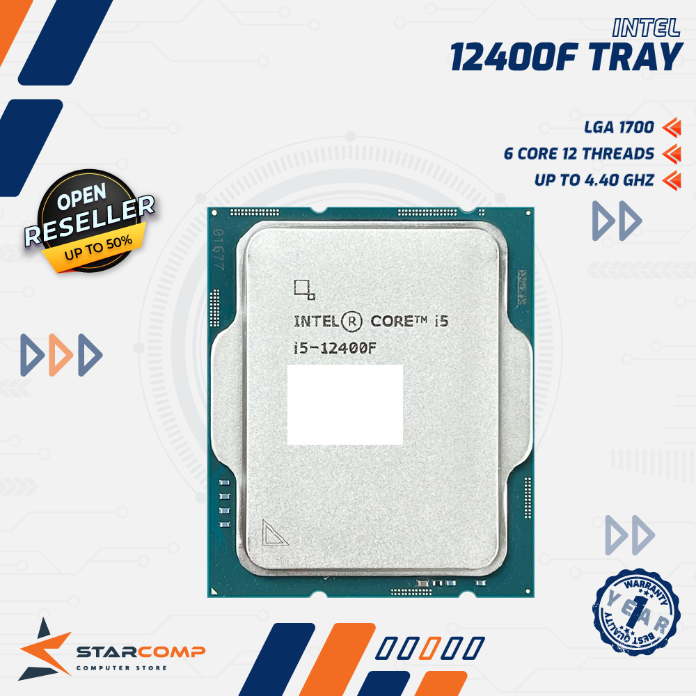 Jual Intel Core I5 12400F Tray Processor LGA 1700 4.40 GHz | Shopee ...