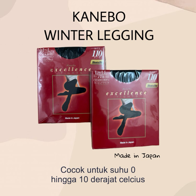 Jual Kanebo Excellence Tights Heat & Fit Winter Stocking Legging ...