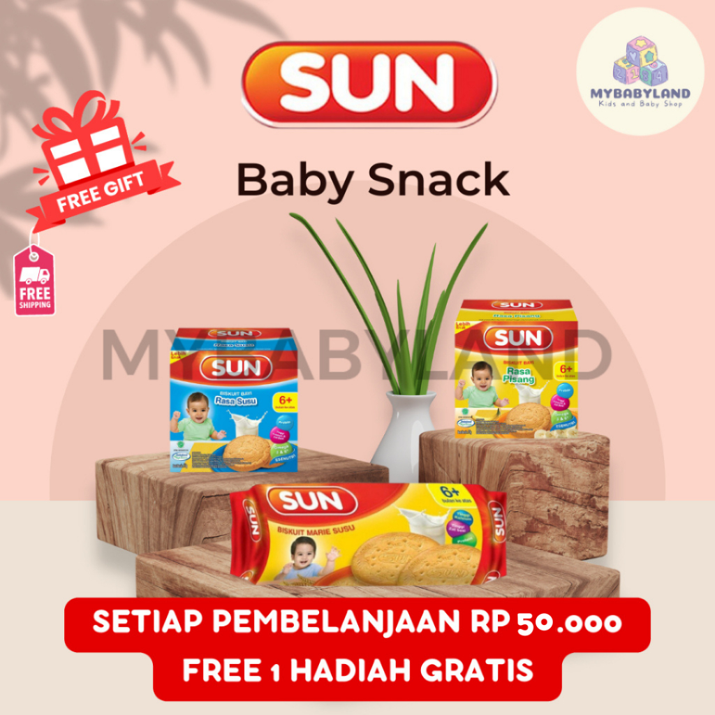 Jual SUN Snack Bayi | Sun Marie Biskuit | Sun Rusk Susu | SUN Biskuit ...
