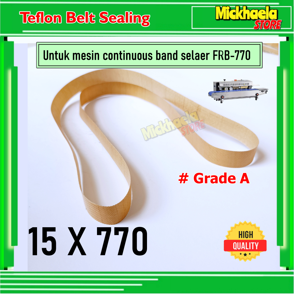 Jual Teflon belt seaming belt 38.5cm Continuous Band Sealer FRB 770 ...