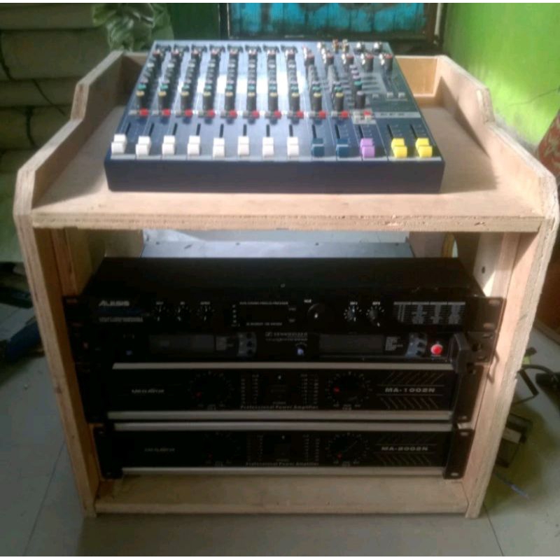 Jual Rak power mixer ukuran 5U - 13U potongan bahan tinggal rakit ...