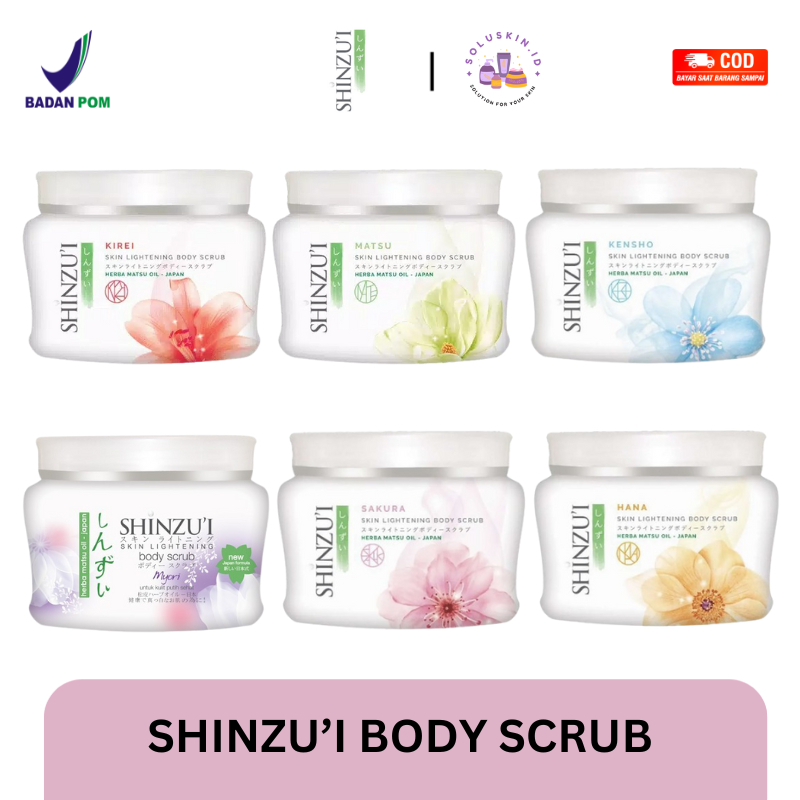 Jual SHINZU'I SKIN LIGHTENING BODY SCRUB SHINZUI 110gr - 200gr LULUR ...