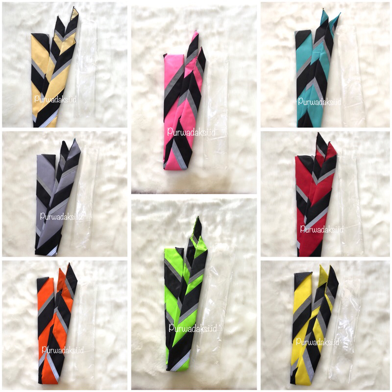 Jual SCRAFT PRAMUKA LIS HITAM \ SCRAF PRAMUKA MENYALA \ SCARF PRAMUKA ...