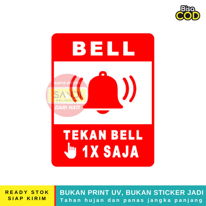 Jual PAPAN TANDA BELL UNTUK RUMAH BAHAN AKRILIK | Shopee Indonesia