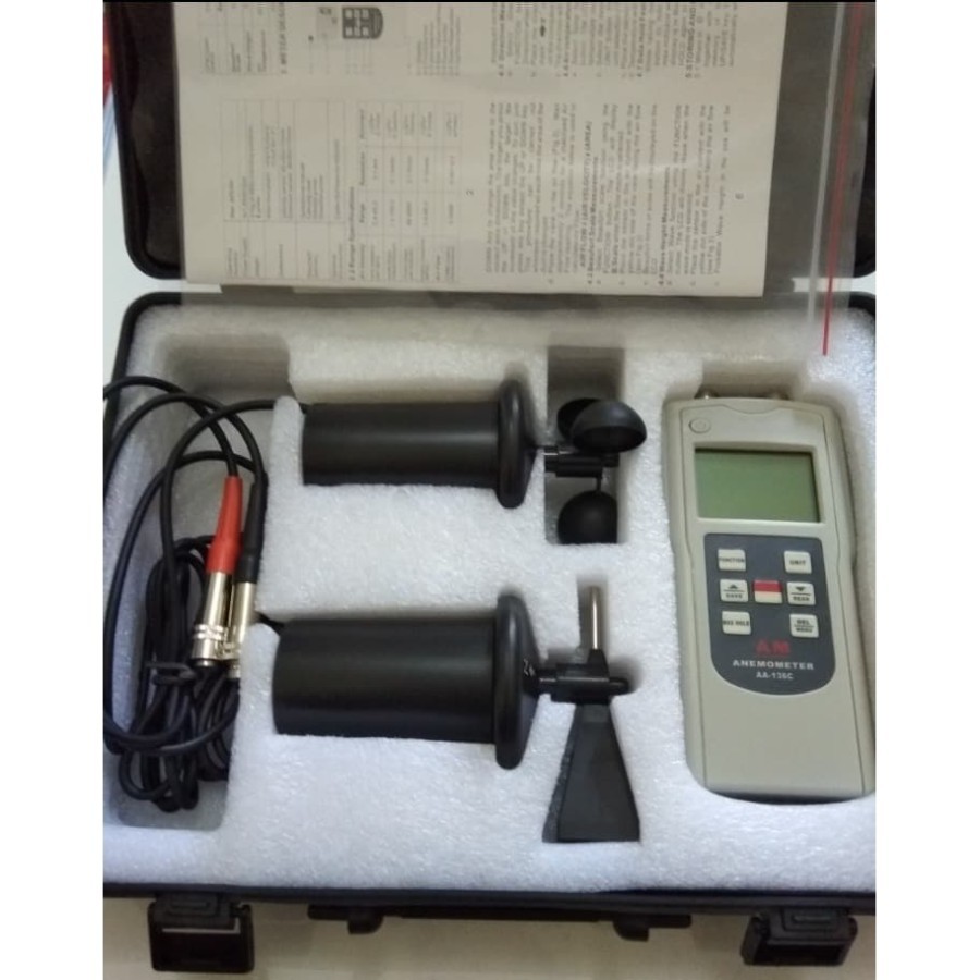 Jual Speed Meter Three Cup Anemometer Digital Wind | Shopee Indonesia
