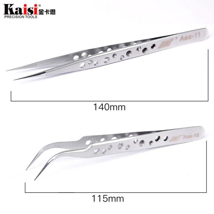 Jual Pinset Kaisi AAA 11 Model Lurus Alat Servis Handphone | Shopee ...