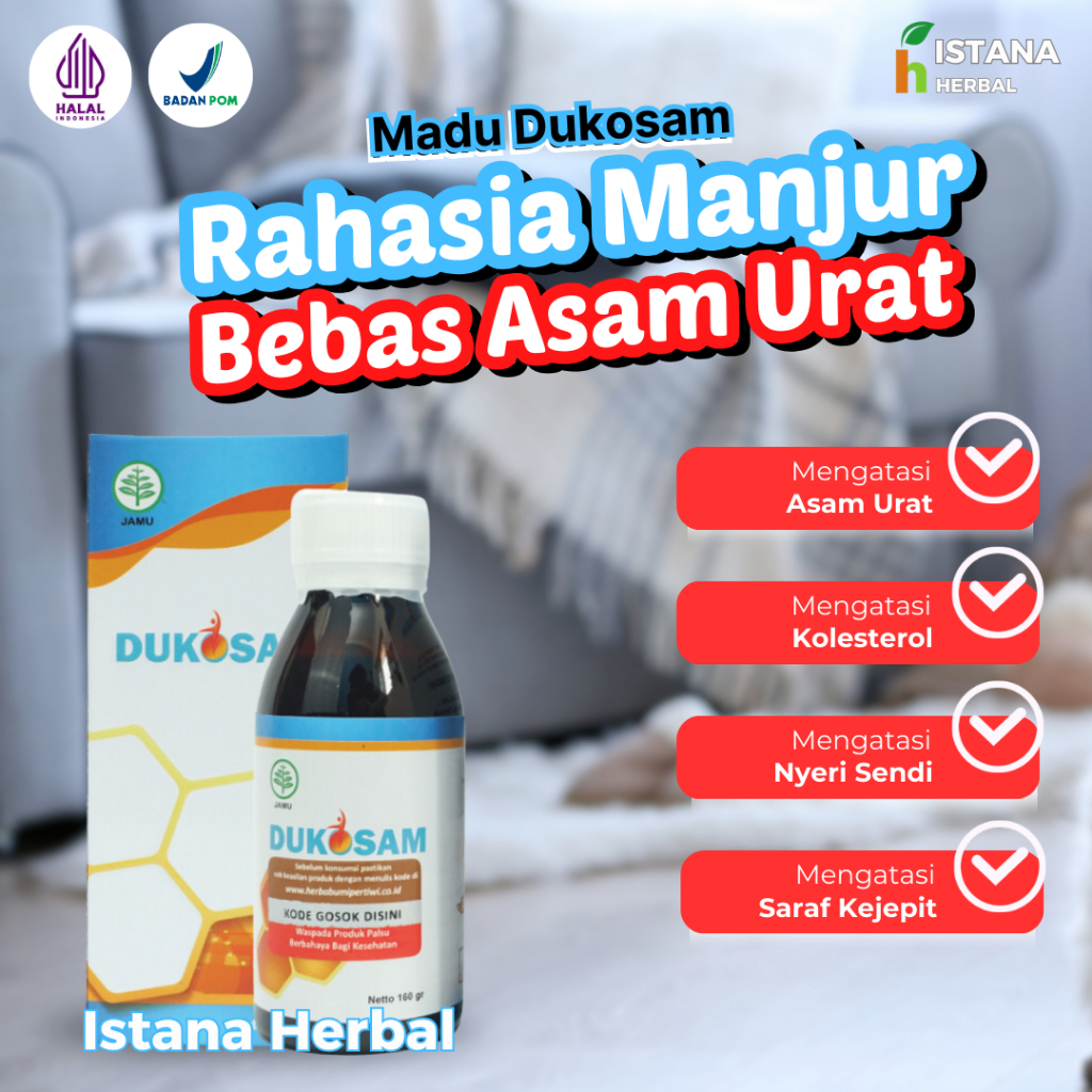 Jual DUKOSAM - Madu Dukosam Original Herbal Untuk Asam Urat ...