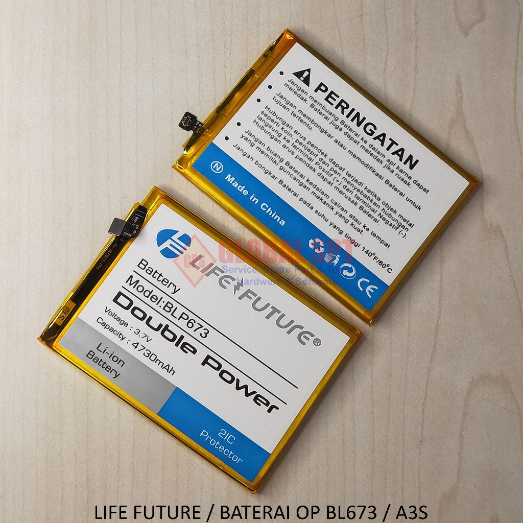 Jual LIFE FUTURE / BATERAI OPPO BLP673 / A3S / BATRE / BATERE / BATTERY ...