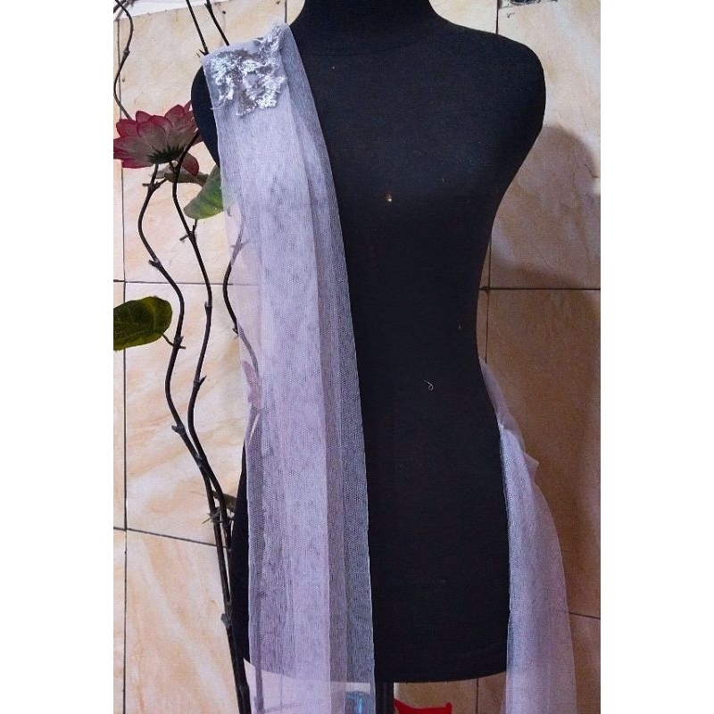 Jual NEW selendang kebaya tulle/selendang cantik/selendang murah ...