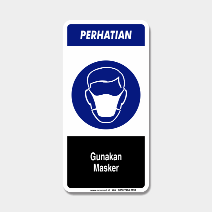 Jual Safety Sign Rambu K3 APD - Gunakan Masker | Shopee Indonesia