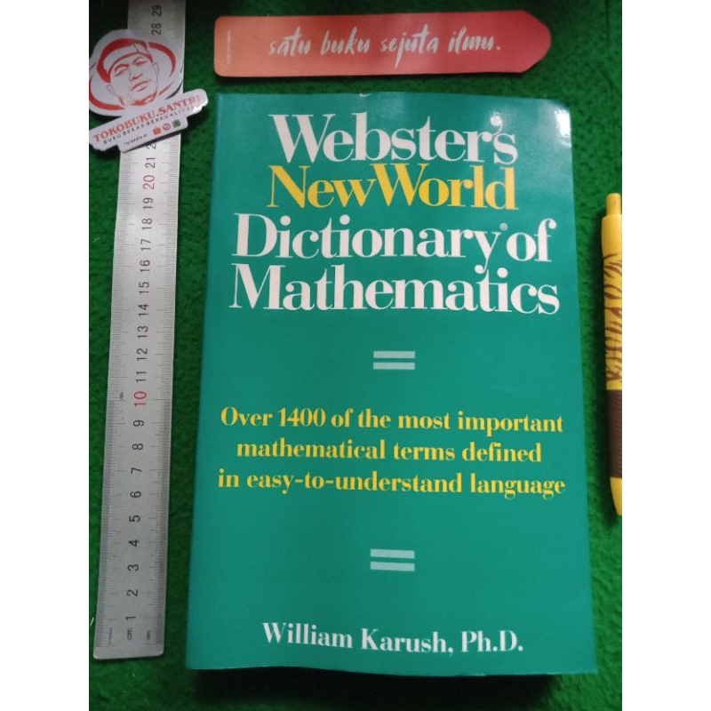 Jual Buku Kamus Original Webster's New World Dictionary of Mathematics ...