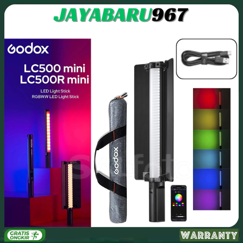 Jual LAMPU LED LIGHT STICK GODOX LC 500R,LC500R RGB,LC-500 R RGB MINI & LC 500R LC1000R LC 1000 ...