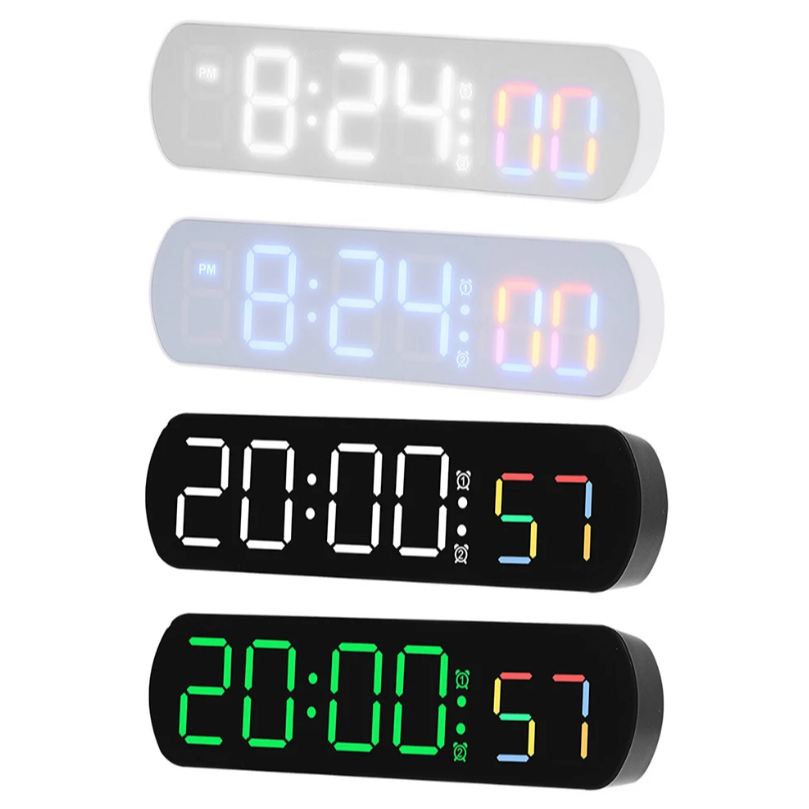 Jual JD-6639 Jam Alarm Layar LED Besar Digital Jam Alarm Elektronik Jam ...