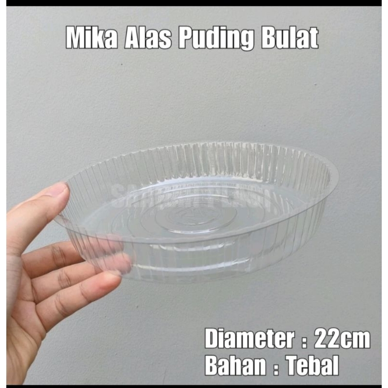 Jual Tray Mika Alas Puding Bulat 22cm | Shopee Indonesia