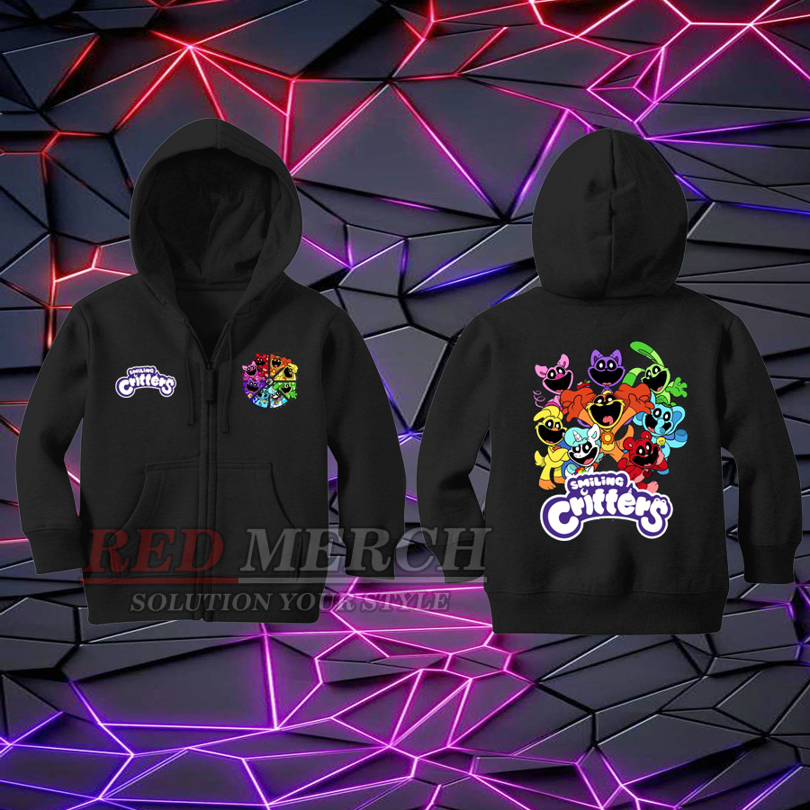 Jual jaket zipper anak catnap poppy playtime chapter 3 smiling critters ...