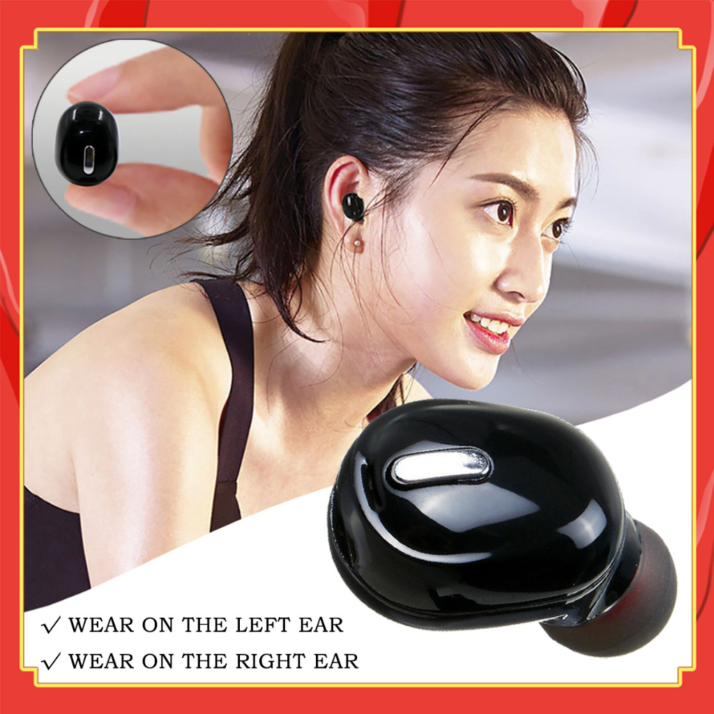 Jual Single Headset X9 Bluetooth TWS Mini Single Kecil 1 Kuping ...