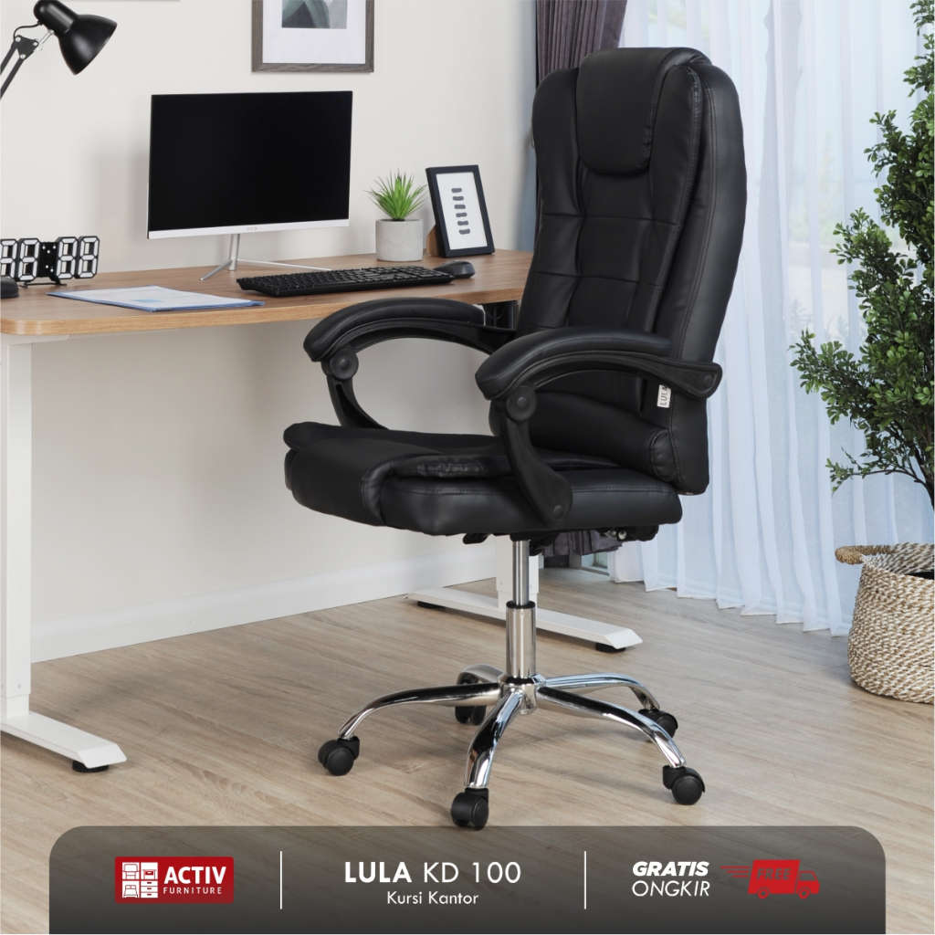 Jual Activ Kursi Kerja Minimalis / Kursi Kantor Executive / LULA KD 100 | Shopee Indonesia